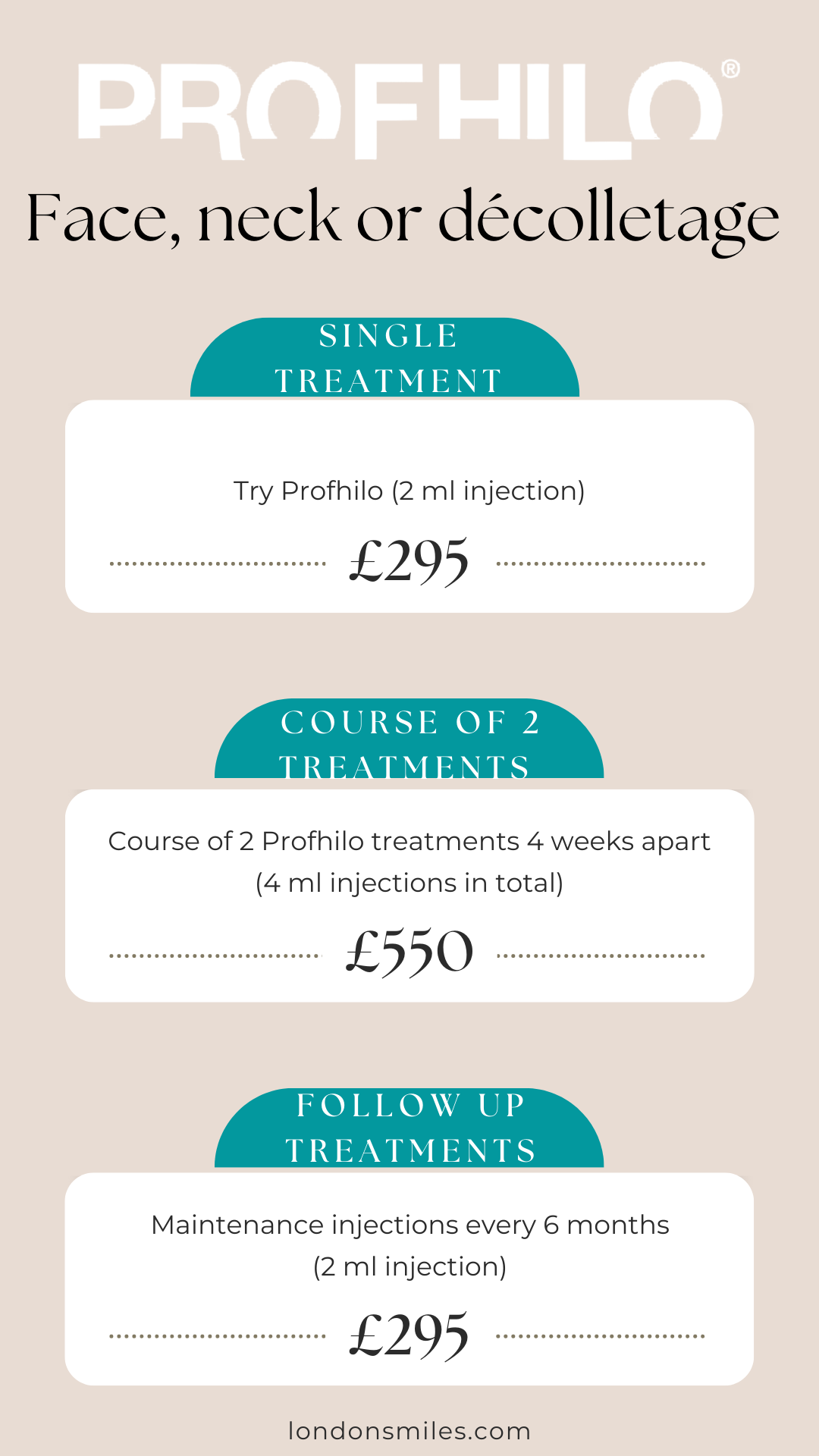 Profhilo treatment London. Free Consultation. Prices from £295