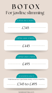 Botox for jawline slimming